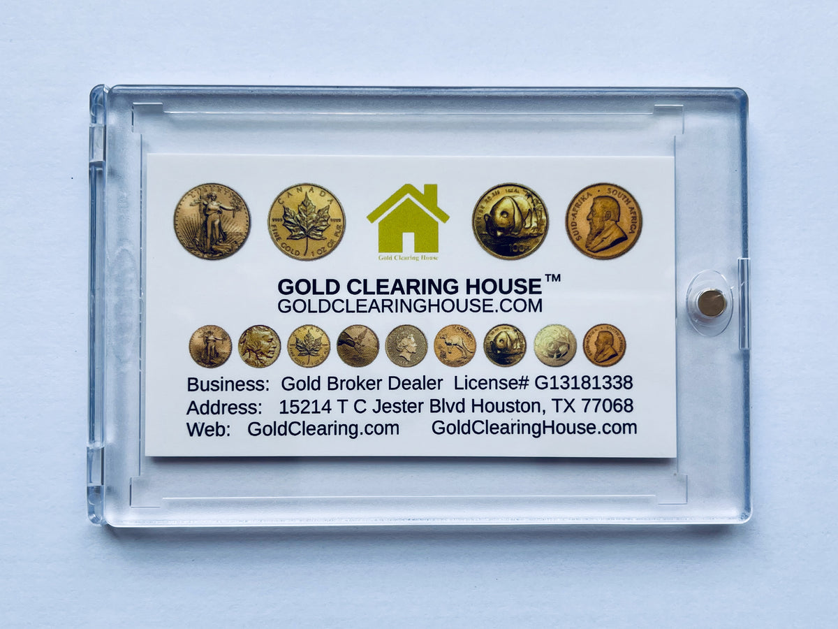 Gold Clearing House Business Card – GCH Stock